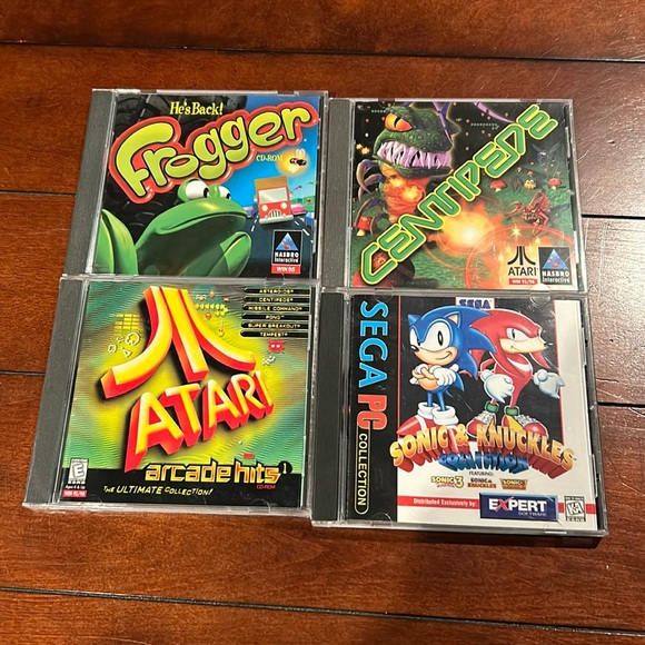 Hasbro | Video Games & Consoles | Lot Of 4 Cdrom Centipede Froggersega ...